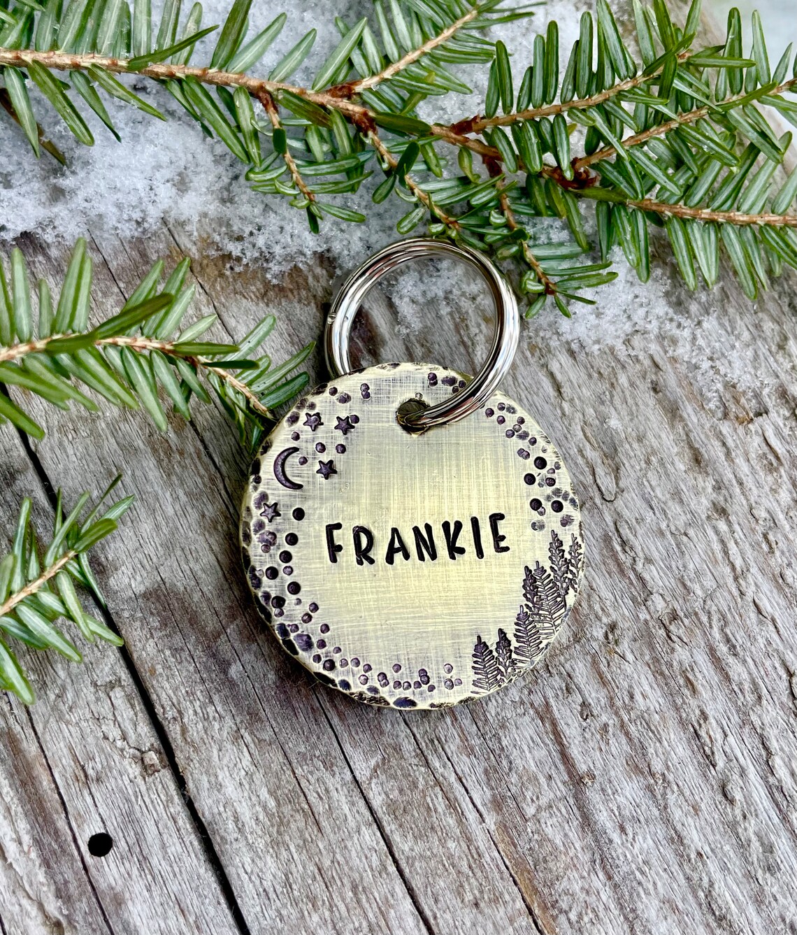 Personalized Dog ID Tag, Metal Pet Name Tag, Custom Gift for Pet Parent ...