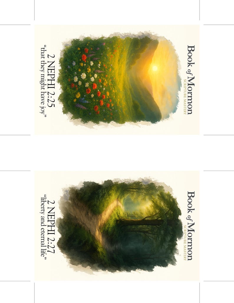 Book of Mormon Scripture Mastery Cards: Missionary Study (digital ...