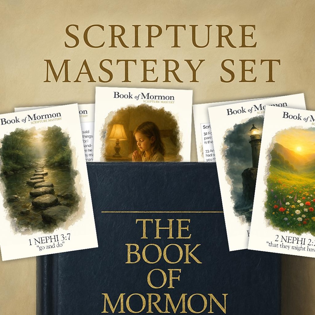 LDS Scripture-mastery Cards • Missionaries • Memorize Key Doctrines ...