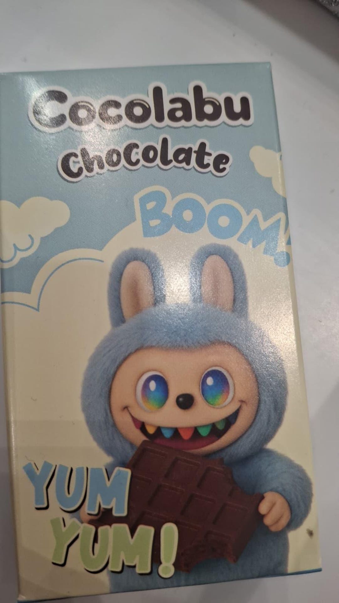 Light Blue Cocolabu Chocolate Boom Bar 70g | Cute Monster Design | Fun ...