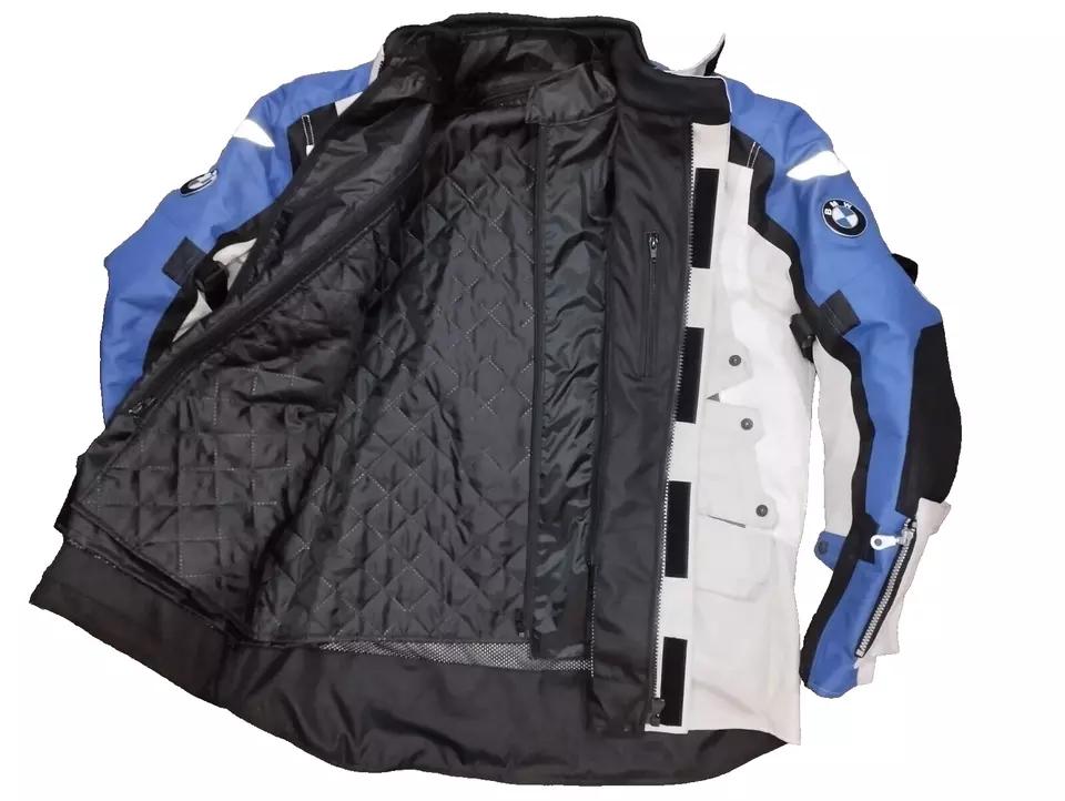 BMW Motorrad Rallye Blue/ Grey Jacket Men's Motorcycle/motorbike Ride ...