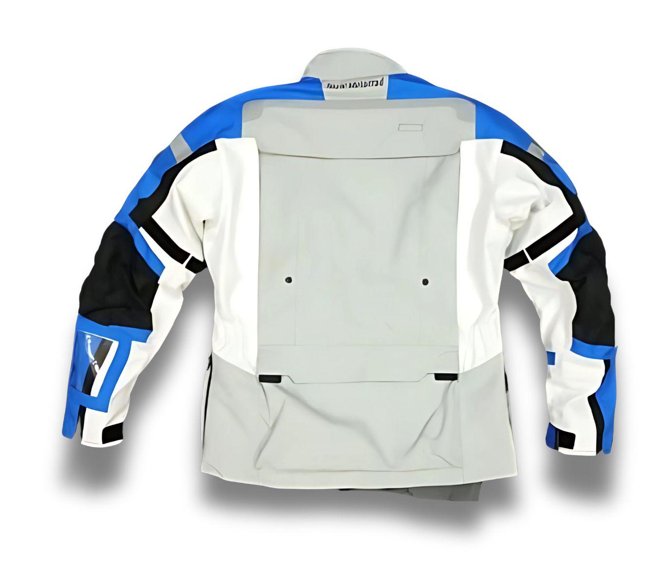 BMW Motorrad Rallye Blue/ Grey Jacket Men's Motorcycle/motorbike Ride ...