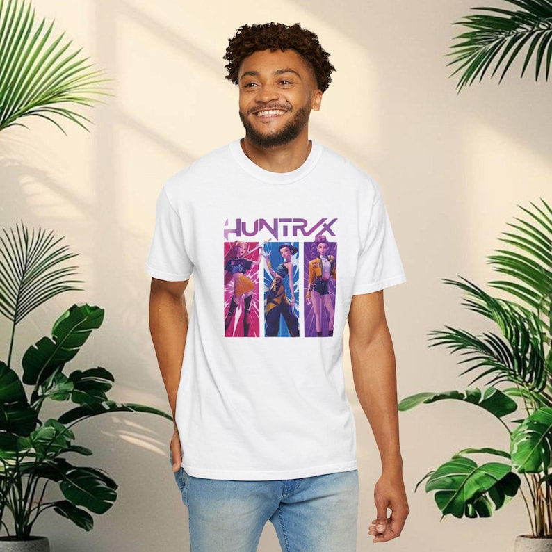 K-pop Damon Hunter Huntrix T-shirt Unisex | K-POP Netflix VMA Graphic ...