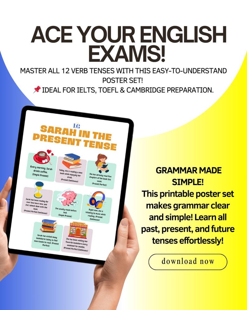 English Verb Tenses Mastery: A Complete Visual Guide for Easy Learning ...