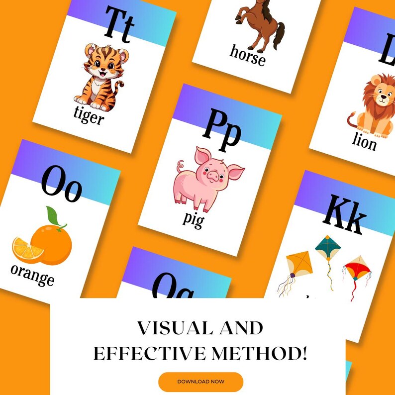 Flashcards to Teach English Preschool: Just Print and Have Fun Learning ...