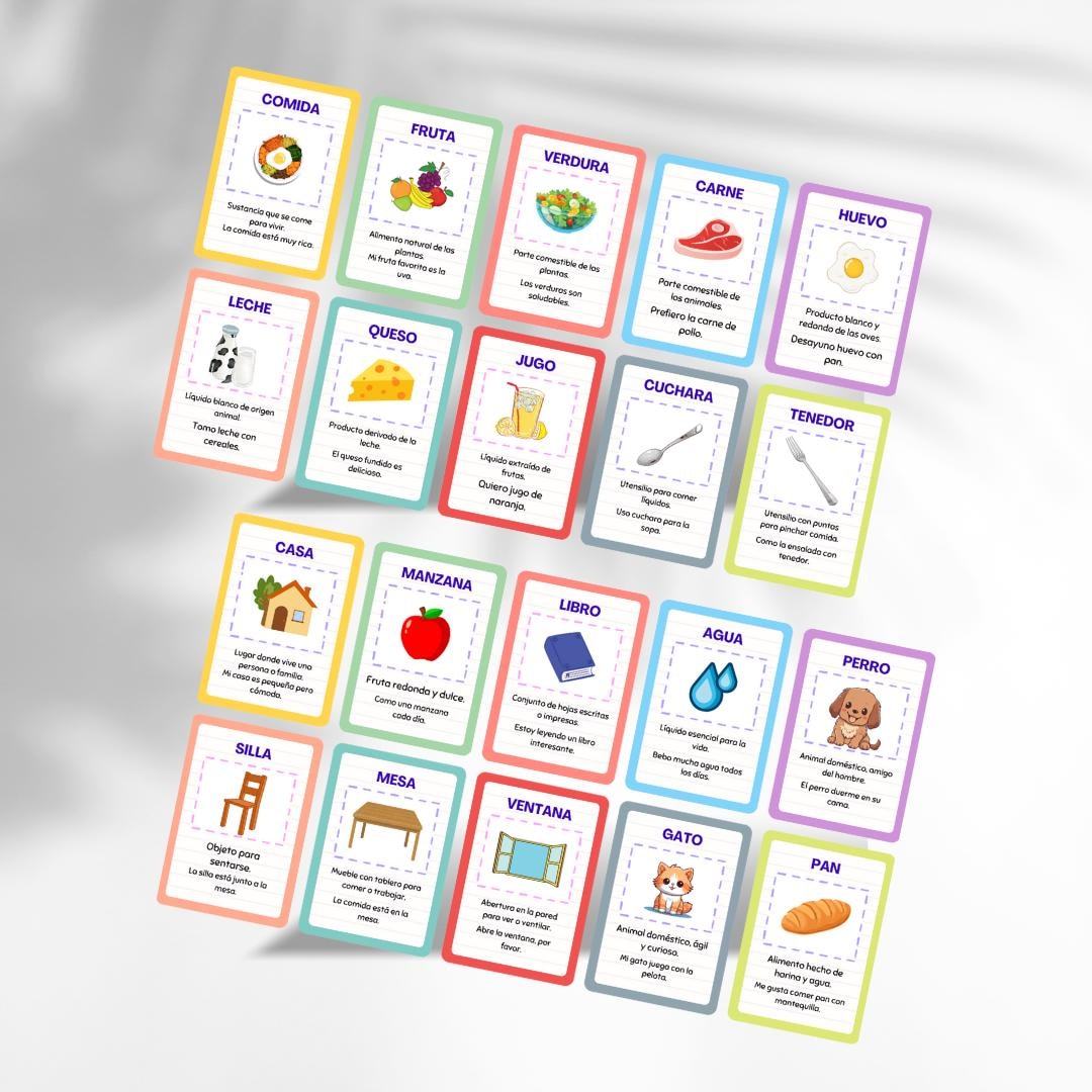 Learn Spanish in a Fun, Quick and Visual Way With This Interactive Pack ...