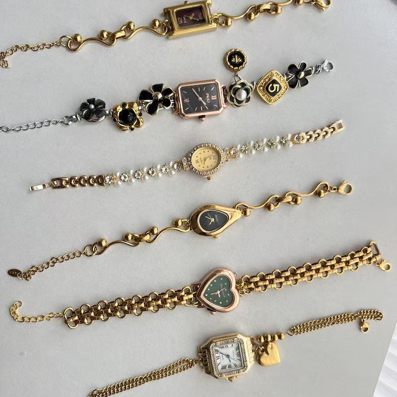 Gold Filled Pearl Watch - Etsy UK