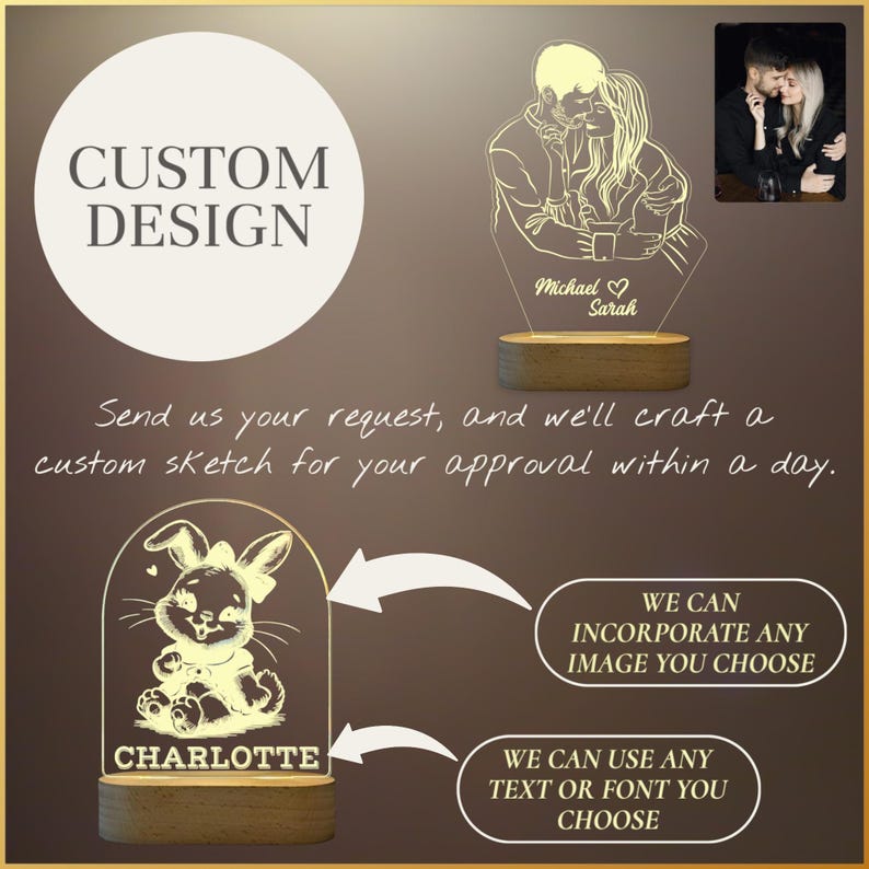 Custom Night Light – Judge Gifts | Engraved LED Acrylic Desk Lamp ...