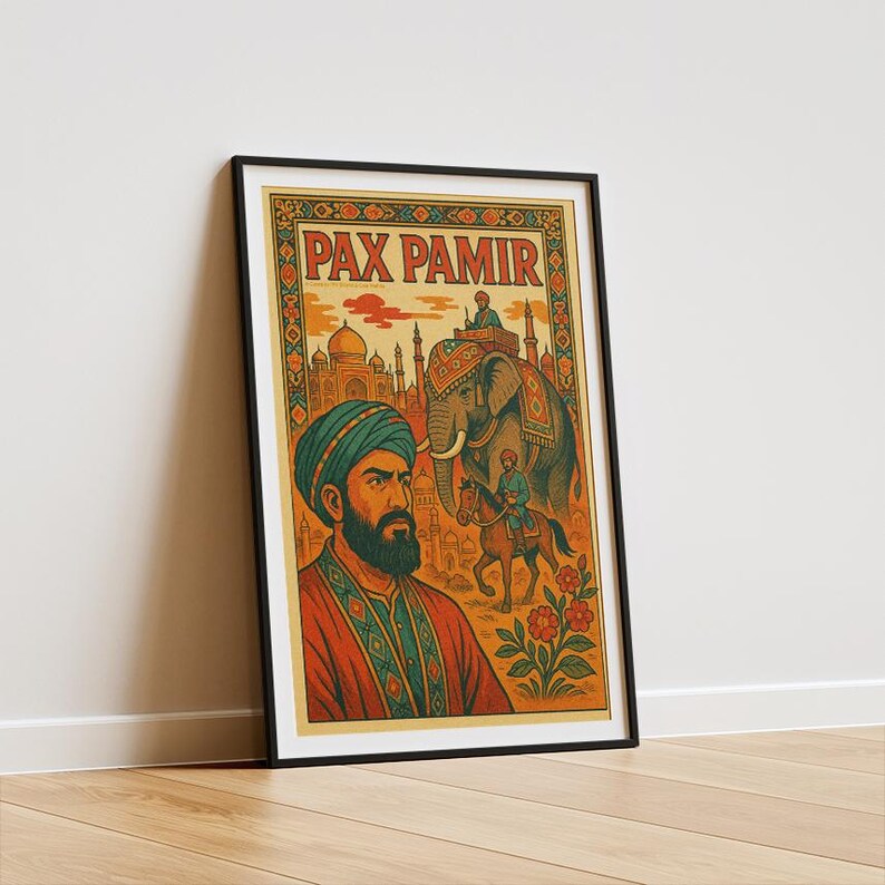Pax Pamir Board Game Poster - Fan Art, Digital Download, Retro Game Art ...