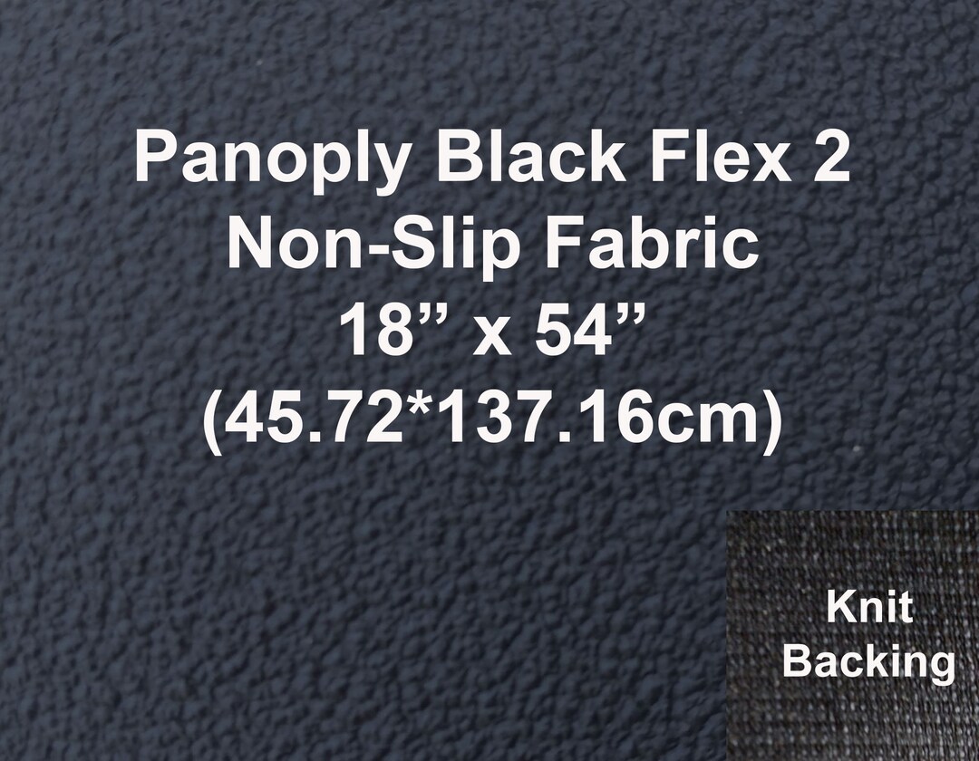 Panoply Flex 2 Anti Grip Non Slip Neoprene Fabric Black With Knitted ...