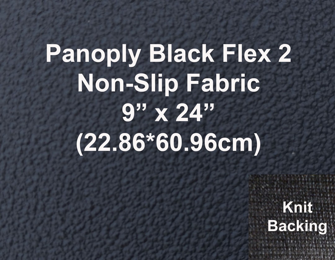 Panoply Flex 2 Anti Grip Non Slip Neoprene Fabric Black With Knitted ...