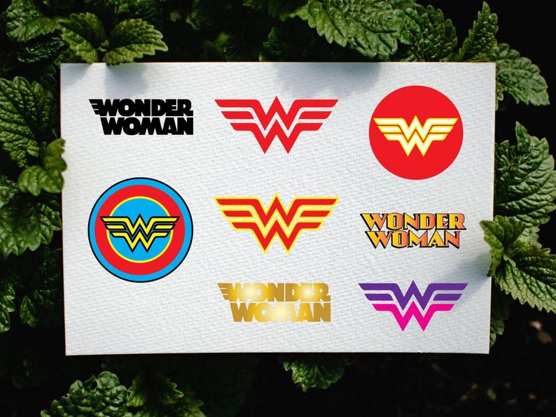 Wonder Woman Logo SVG Bundle, Emblem Designs (digital Download) - Etsy