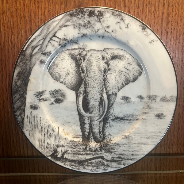 Elephant Plate - Etsy