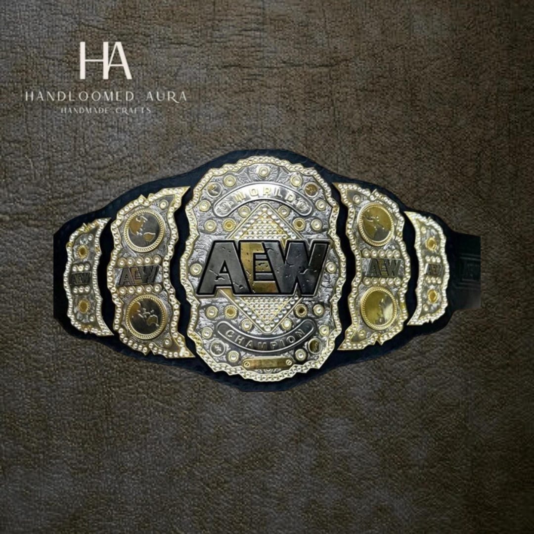 Customizable AEW World Heavyweight Championship Replica Belt – Adult ...