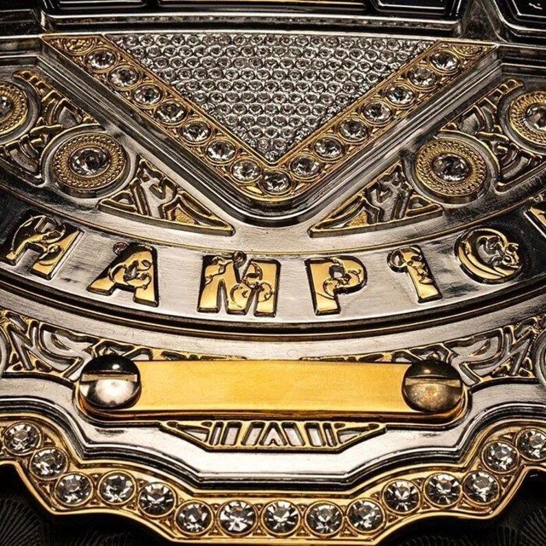 Custom AEW World Championship Replica Belt – 4 mm Zinc Plates – Adult ...