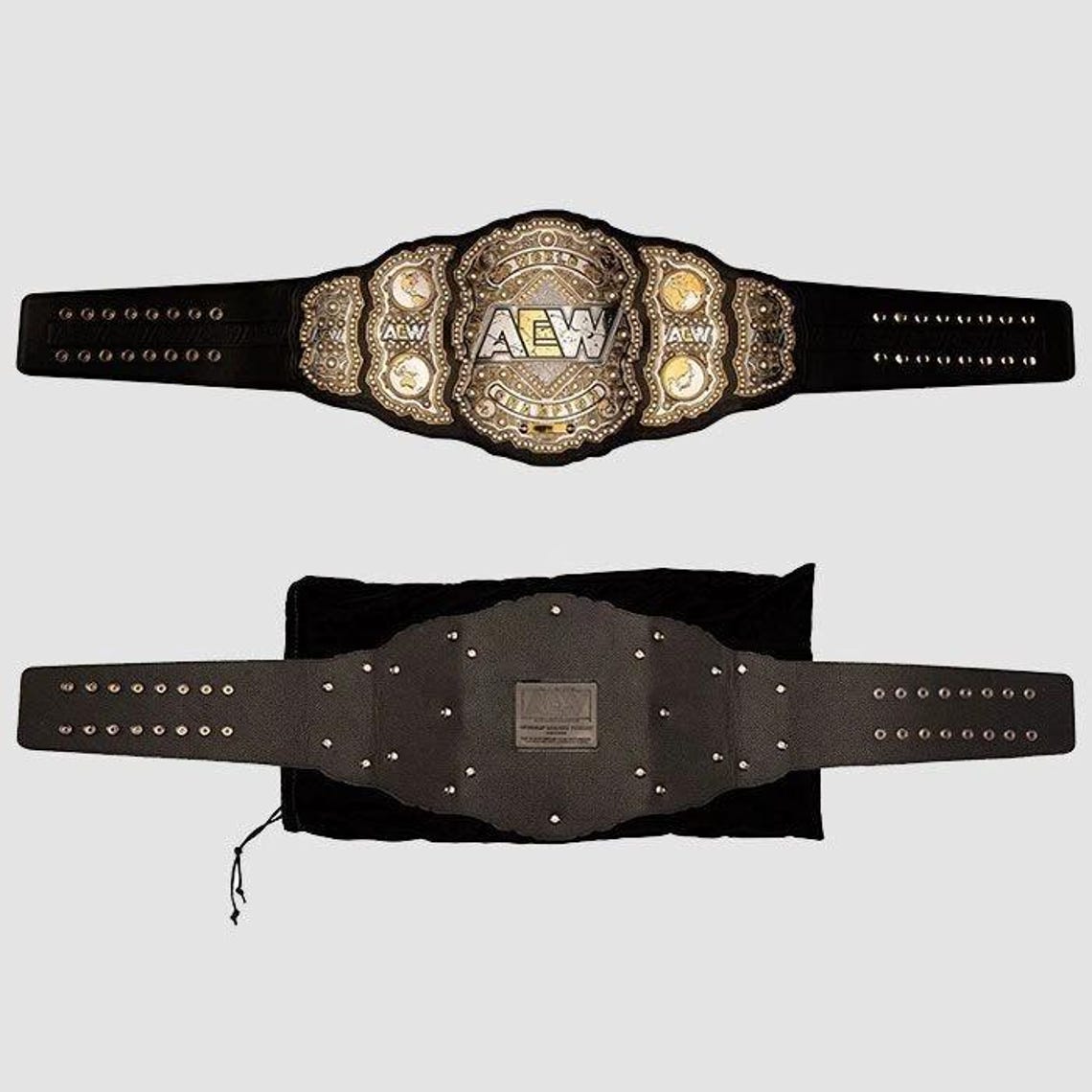 Custom AEW World Championship Replica Belt – 4 mm Zinc Plates – Adult ...