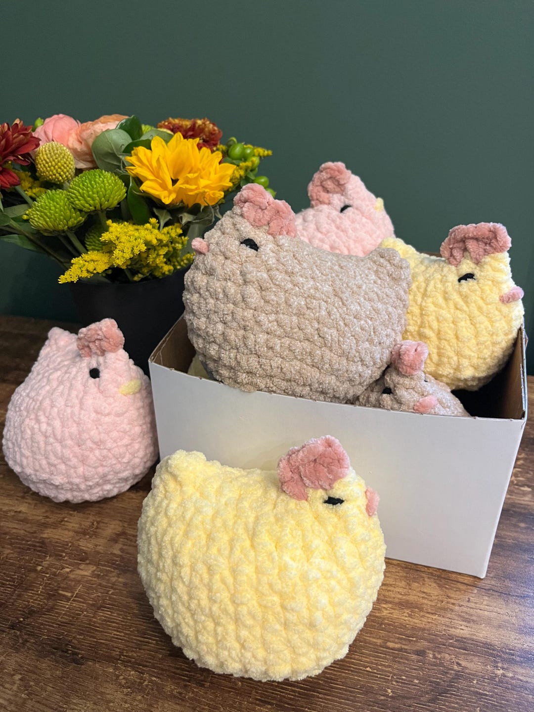 Crochet Chick Plushie | Handmade Amigurumi Easter Toy - Etsy