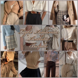 Light Academia Clothing and Accessories Gift Bundle - Etsy