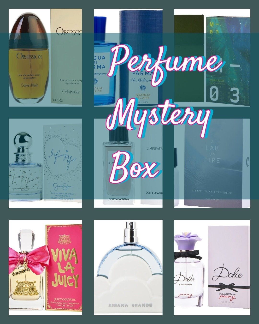 Fragrance Mystery Box: Designer, Niche & Celebrity Perfume - Etsy