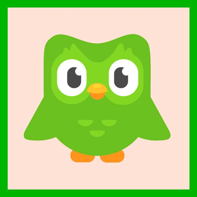 3D Printable Duolingo Owl Model - STL File - Iconic Duolingo Owl Desk ...