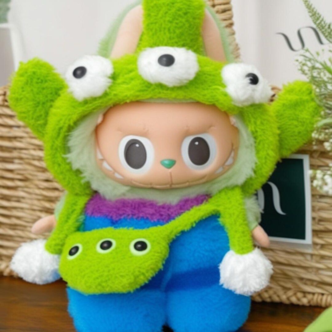 Labubu Alien Creature Costume Crochet Pattern | PDF Outfit for Labubu ...
