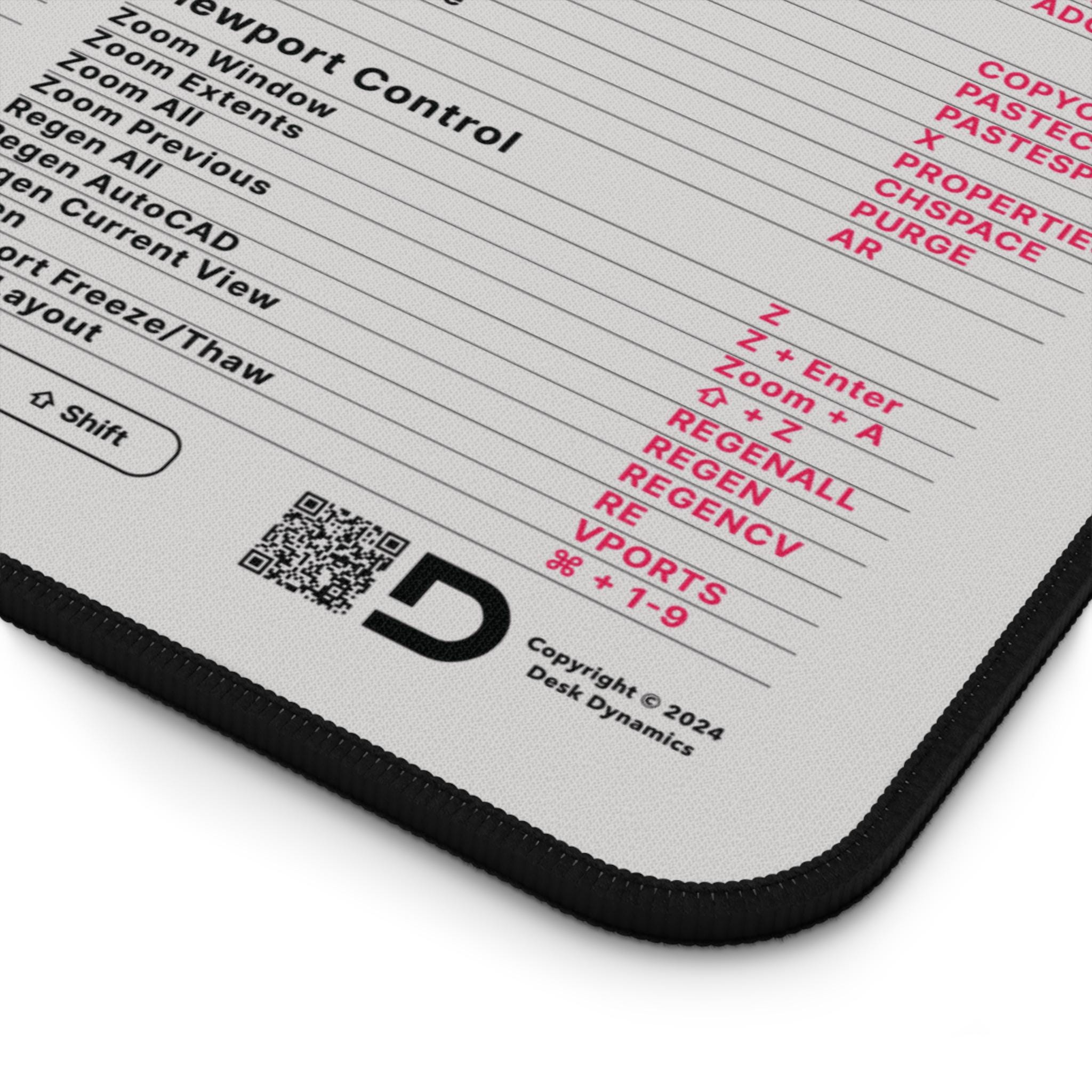 Autocad 105 Shortcuts Mouse Pad, Autocad Cheat Sheet, Coworker Gift ...
