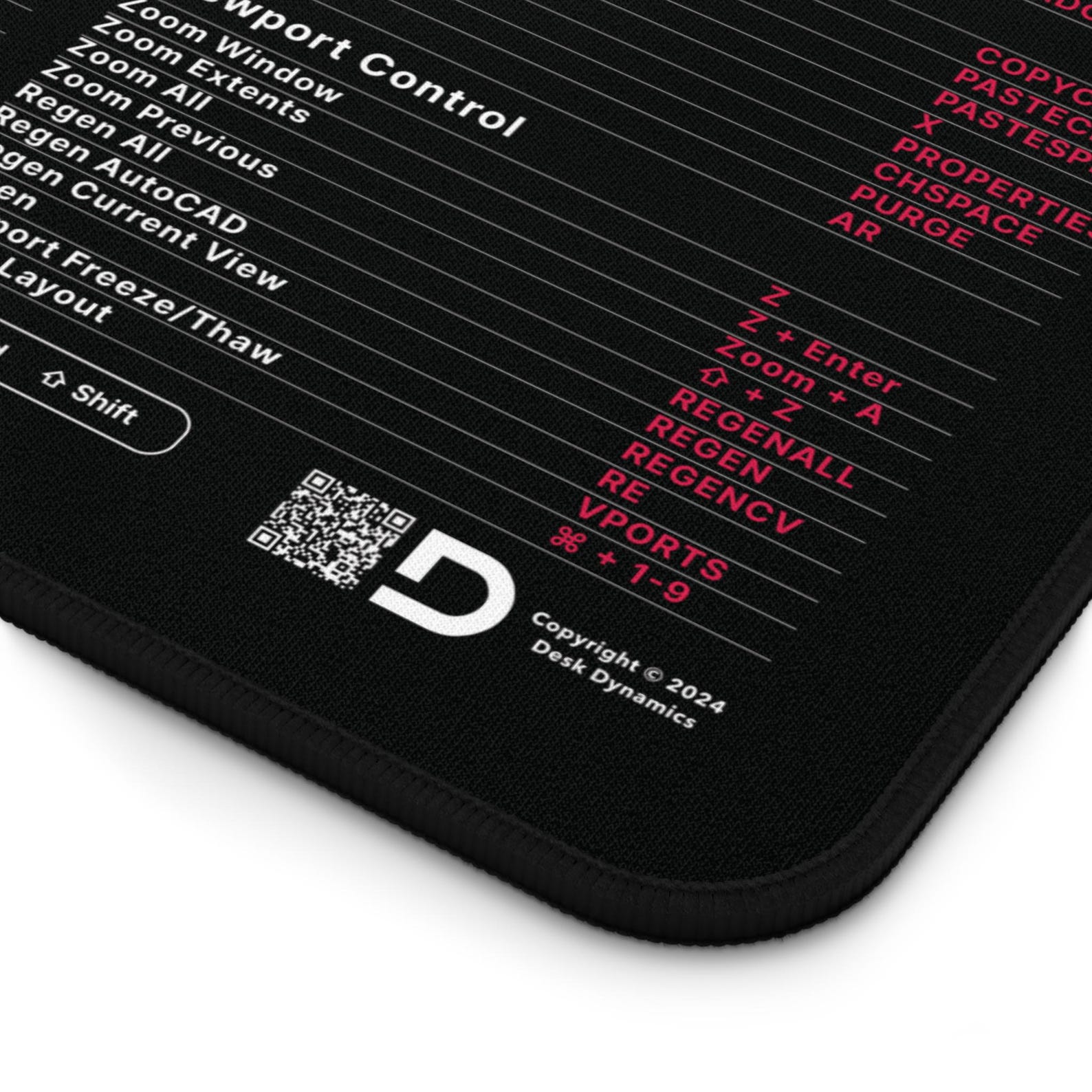 Autocad 105 Shortcuts Mouse Pad, Autocad Cheat Sheet, Coworker Gift ...
