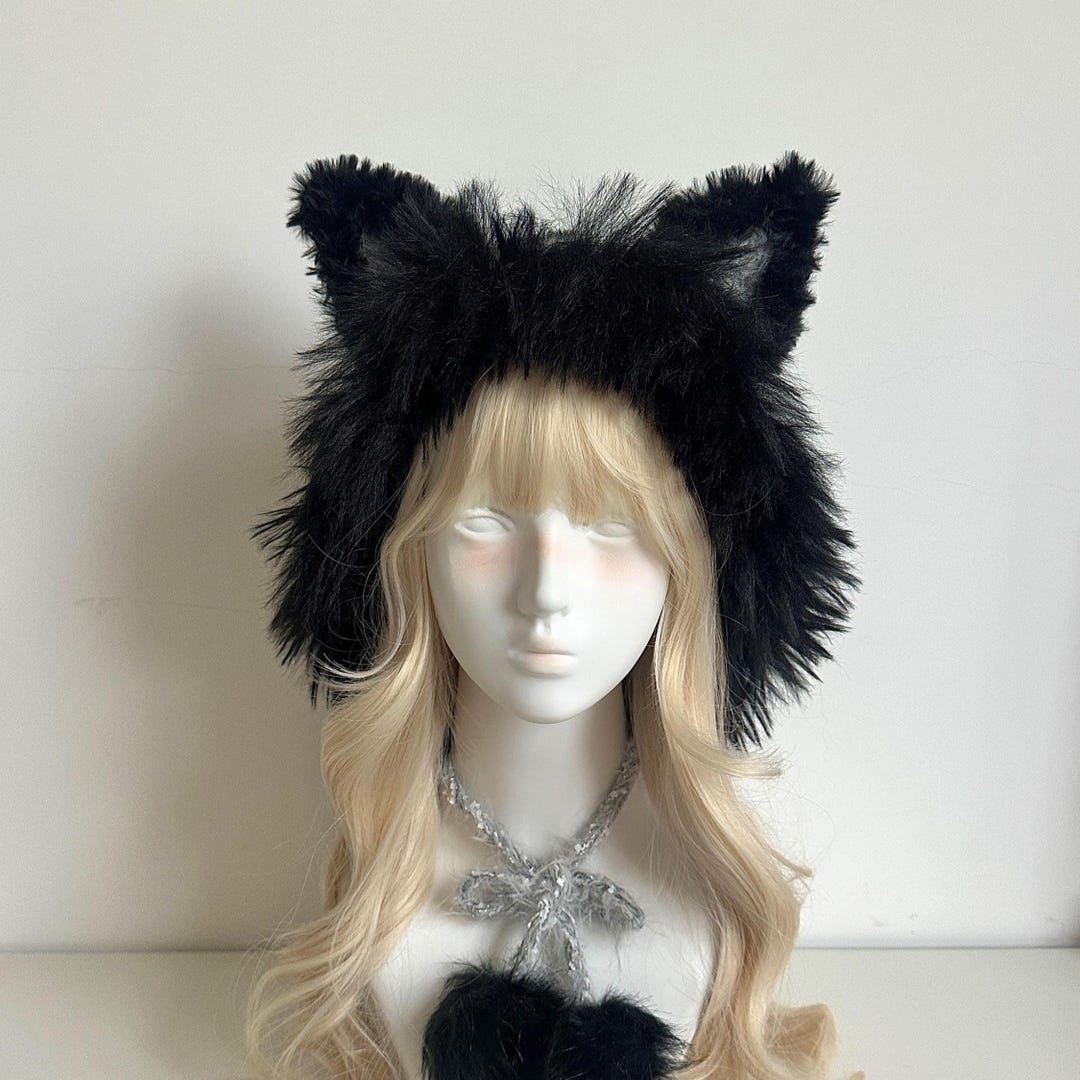 Serene Fox Hood: Plush Faux Fur, Adjustable & Warm - Etsy