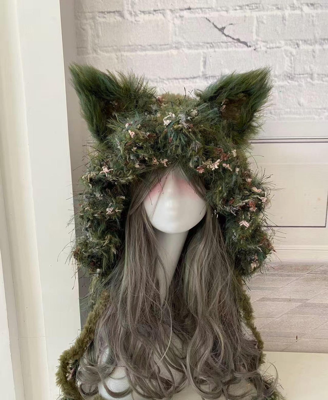 Long Fur Woodland Fox Ear Hood – Fairycore Forest Festival Statement ...