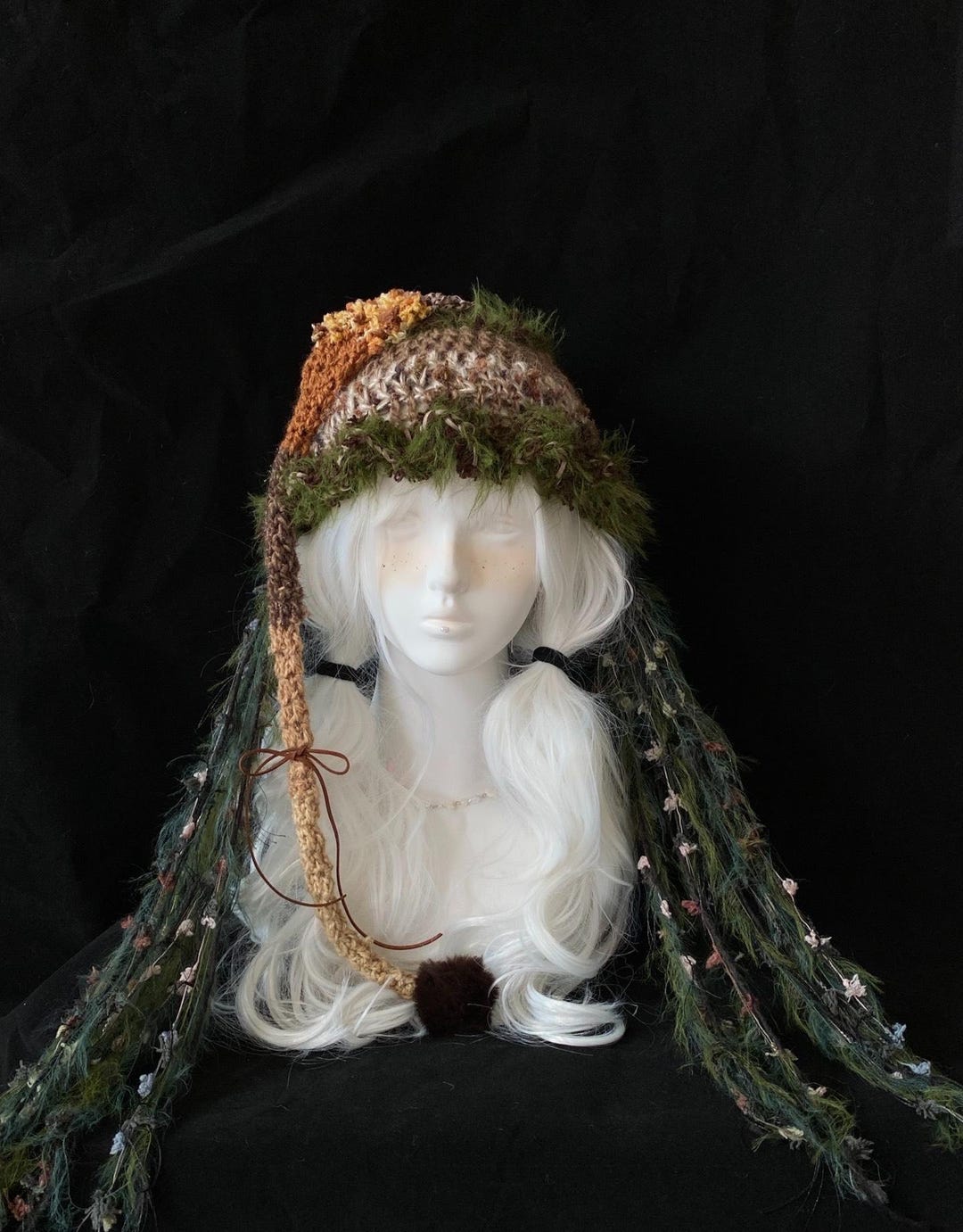 Enchanted Forest Crochet Hat - Handmade Summer Fairy Cap - Etsy