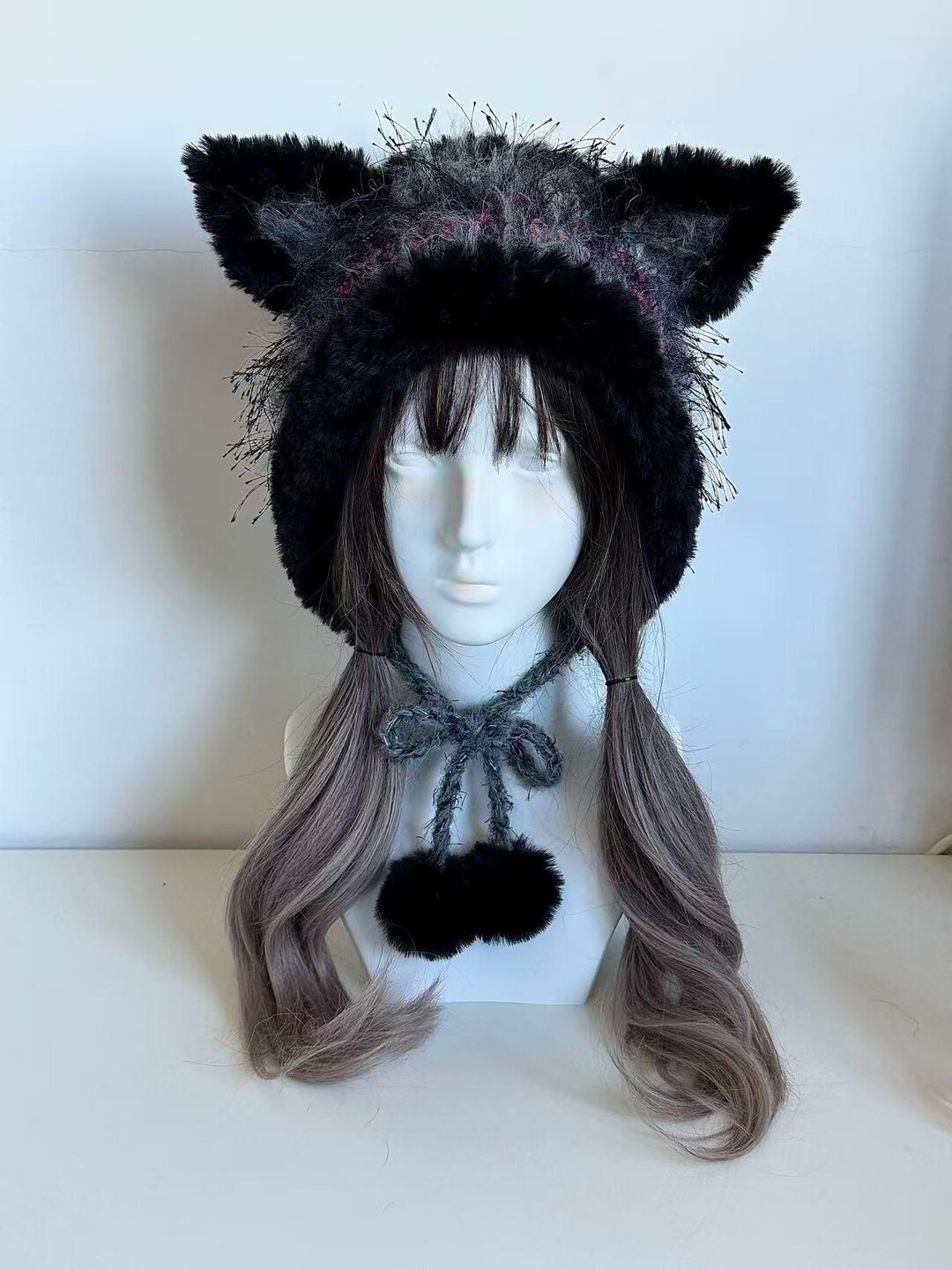 Whimsical Deep Forest Berry Fox Hood - Plush Faux Fur, Cozy ...