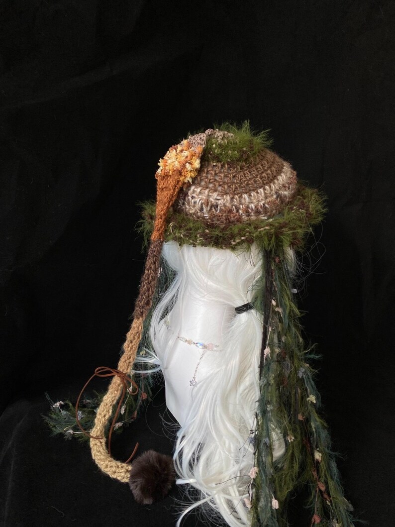 Enchanted Forest Crochet Hat - Handmade Summer Fairy Cap - Etsy