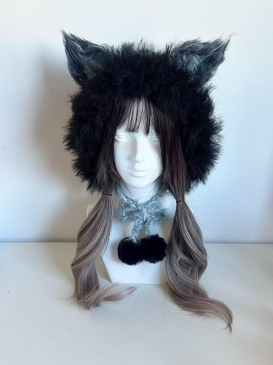 Plush Fox Ears Hood: Luxury Handcrafted Chic - Etsy