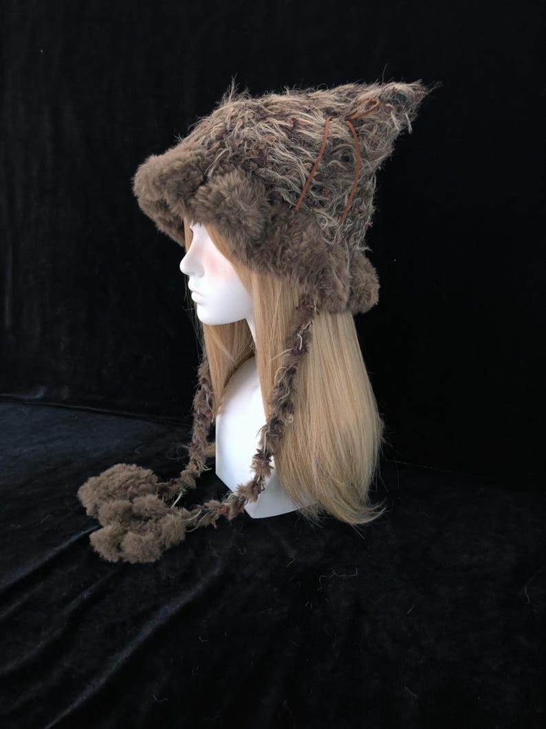 Jellyfish Brim Cat Ear Beanie With Soft Sculptural Silhouette - Etsy UK