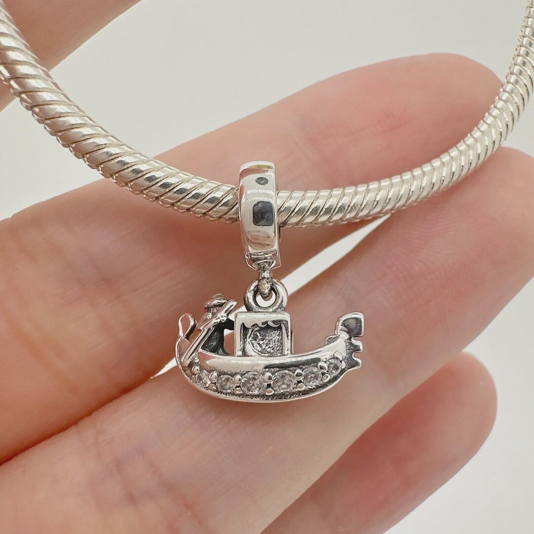 Venice Gondola Dangle Charm ; Silver Charm; Charm for Bracelet - Etsy