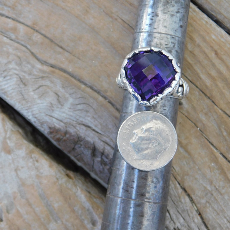 Beautiful Amethyst Ring Handmade in Sterling Silver 925 - Etsy
