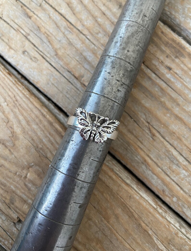 Butterfly Ring Handmade in Sterling Silver 925 - Etsy