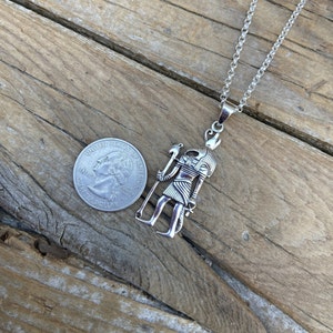 ON SALE Thoth, the Egyptian God Necklace Handmade and Antiqued in ...