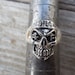 Skull Eyes Skull Ring Handmade in Sterling Silver 925 - Etsy