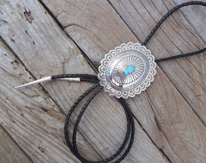 Bolo Tie Handmade and Signed in Sterling Silver 925, by Carson ...