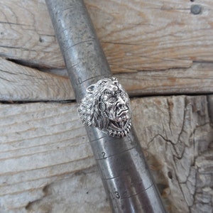 Indian Hunter Ring Handmade in Sterling Silver 925 - Etsy