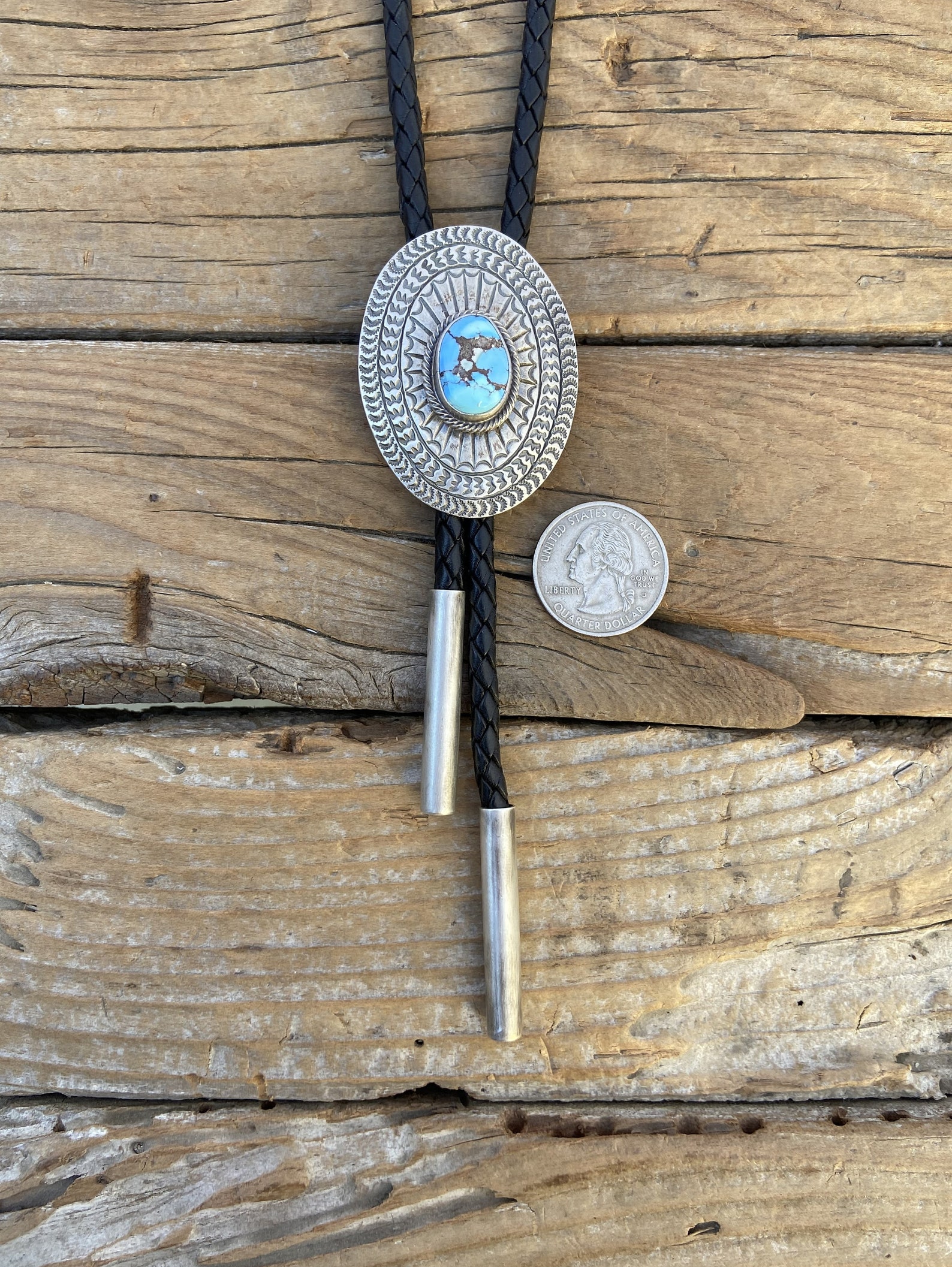 Beautiful Bolo Tie Handmade and Signed in Sterling Silver With a ...