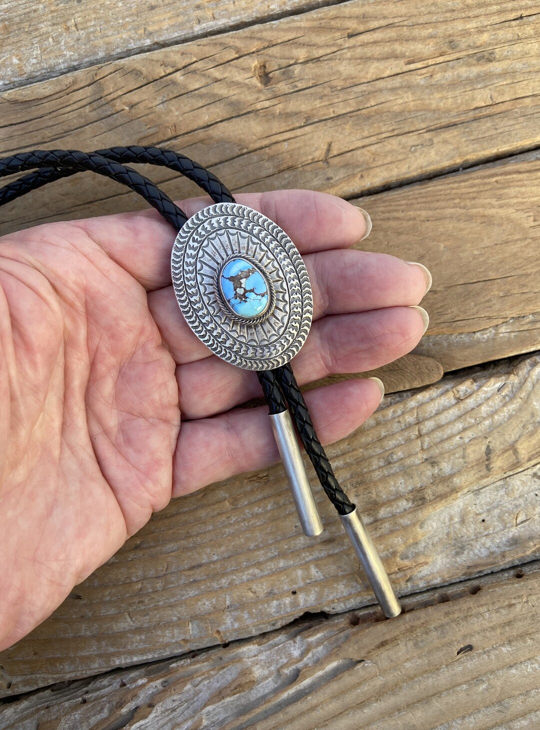 Beautiful Bolo Tie Handmade and Signed in Sterling Silver With a ...