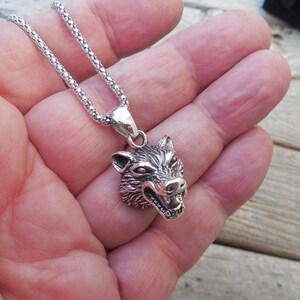 Werewolf Necklace in Sterling Silver - Etsy