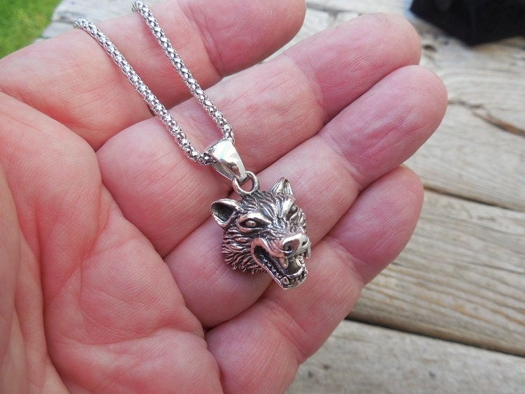 Werewolf Necklace in Sterling Silver - Etsy