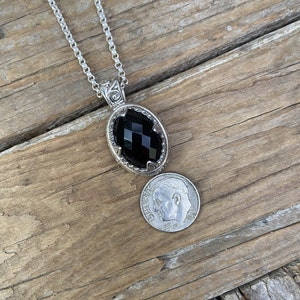Justin Davis Designer Faceted Black Onyx Sterling Silver Justin Davis Designer Faceted Black Onyx Sterling Silver