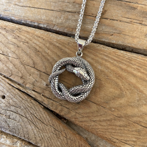 Snake Necklace - Etsy