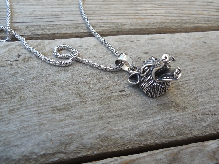 Werewolf Necklace in Sterling Silver - Etsy