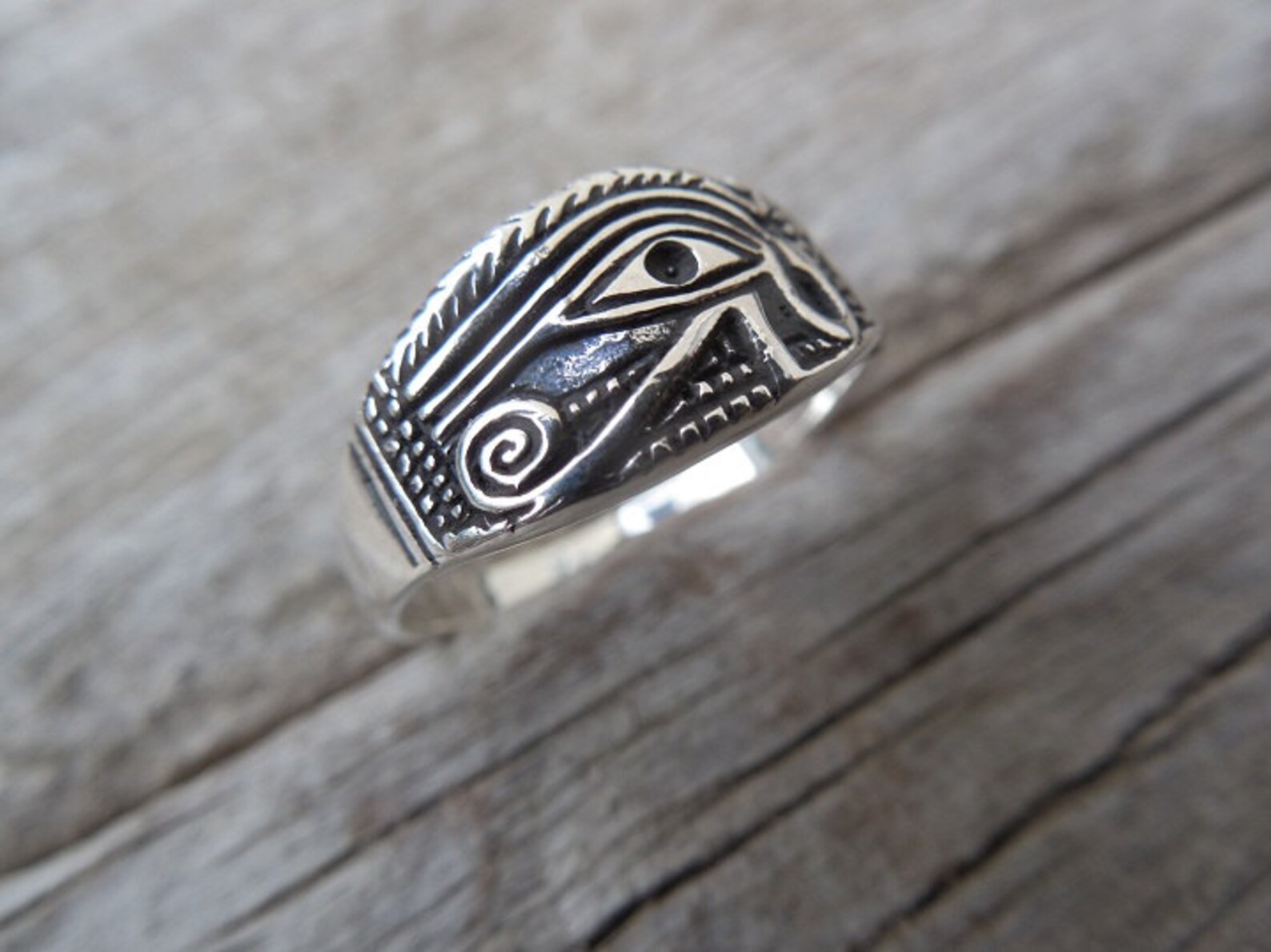 Eye of Ra Ring Handmade in Sterling Silver 925 - Etsy