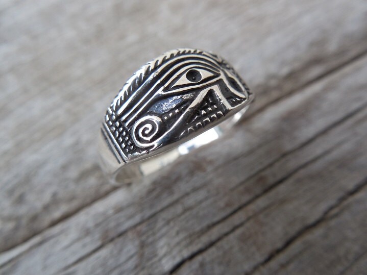 Eye of Ra Ring Handmade in Sterling Silver 925 - Etsy
